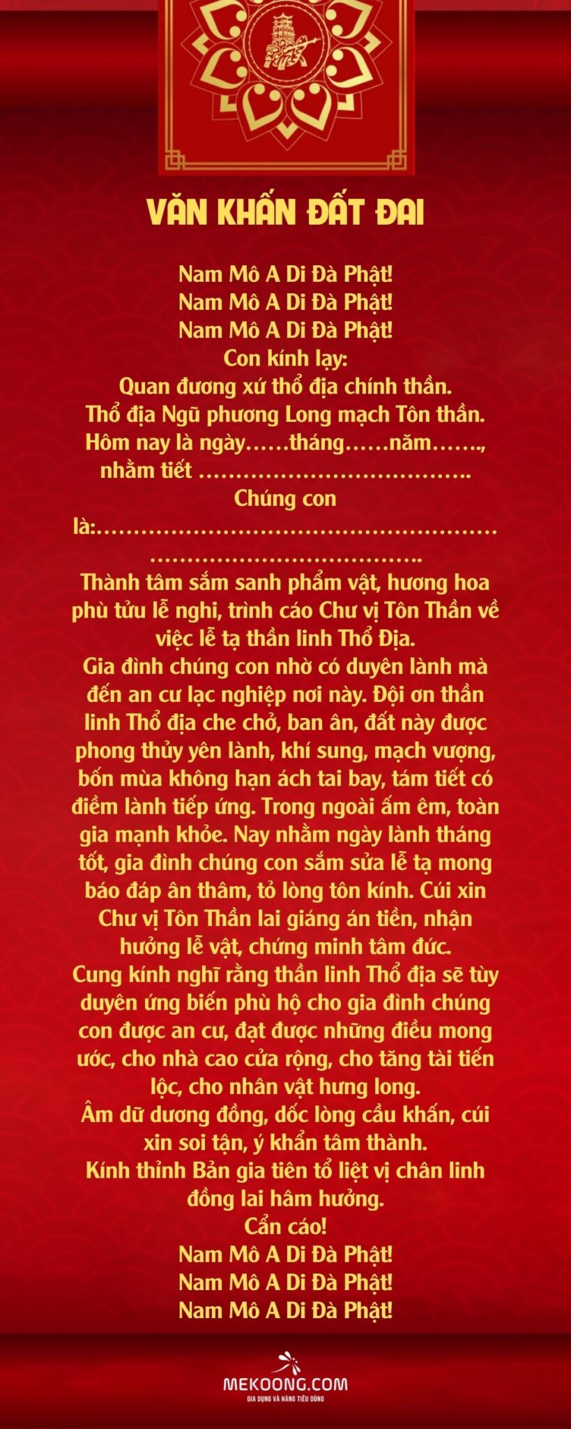 Văn Khấn Cúng đất đai Nhà Cửa Chuẩn Nhất Hiện Nay