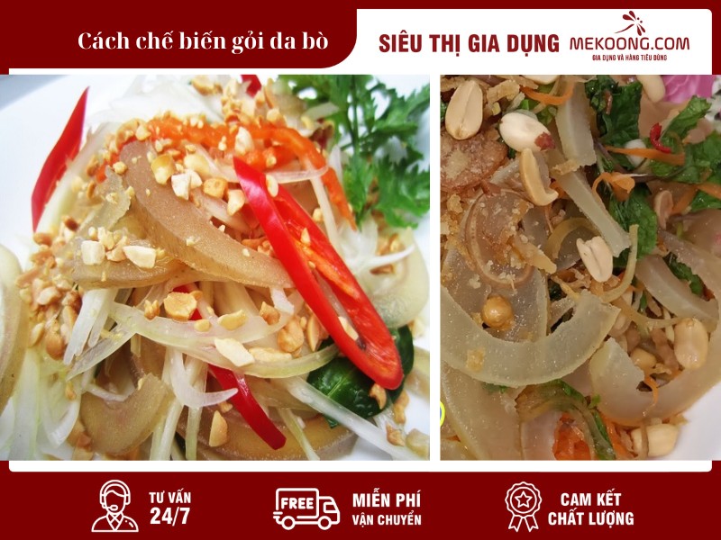Cách Làm Gỏi Da Bò Ngọt Cực Thơm Ngon, Bắt Vị Ngay Tại Nhà